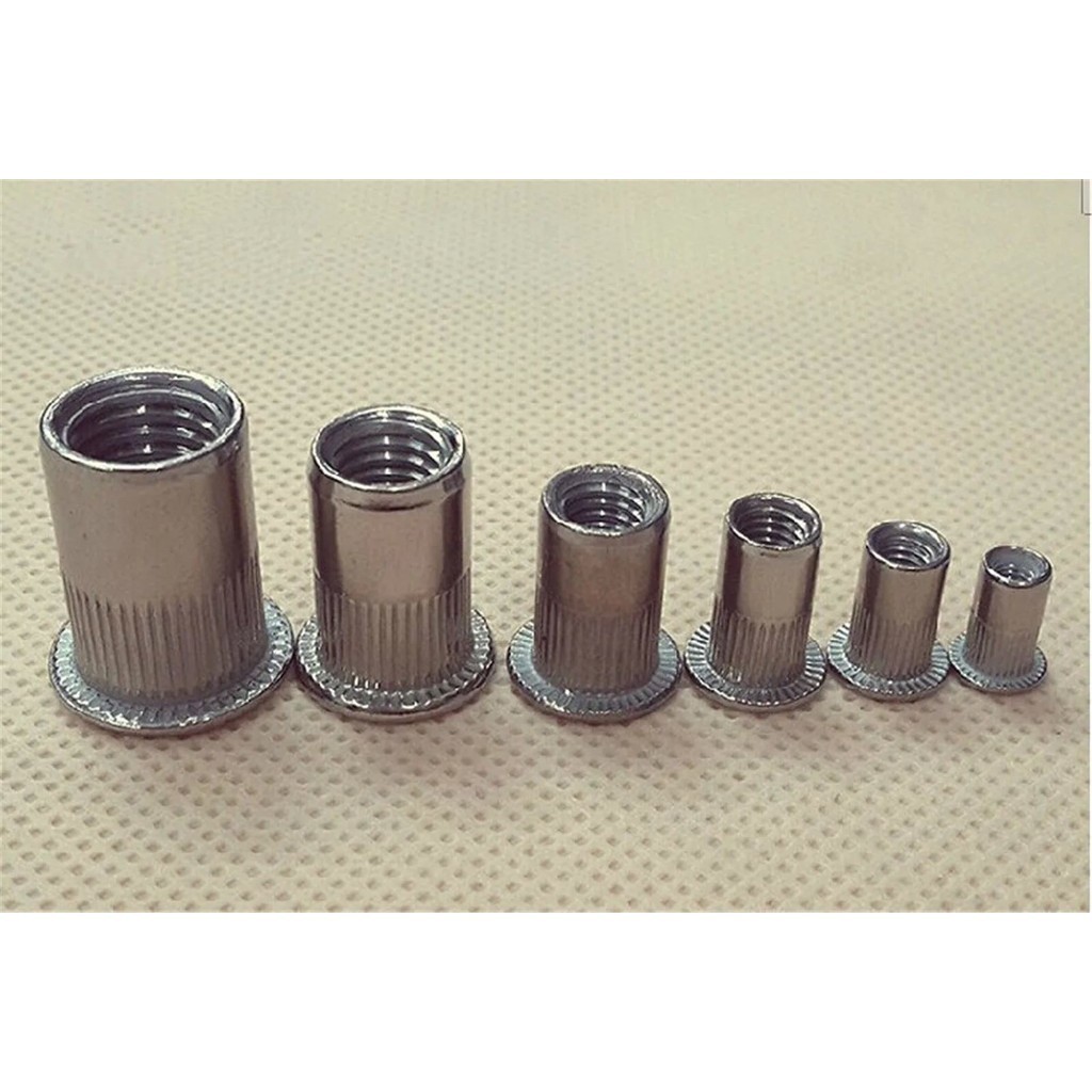 10-100PC M3 M4 M5 M6 M8 M10 Stainless Steel Flat Head Blind Insert ...