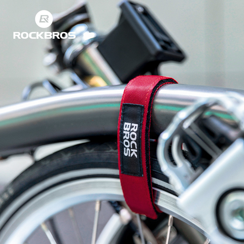 【MY Delivery】ROCKBROS Foldable Bicycle Fixed Straps Velcro Convenient ...