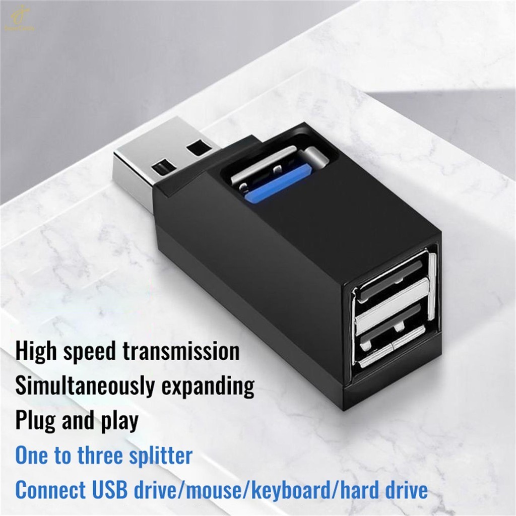 3 in 1 Laptop Docking Station Stable High-speed Transmission USB Hub ...