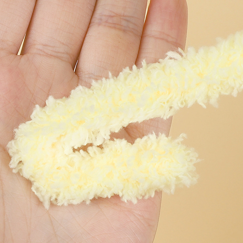 100cm 15mm Ultra Dense Super Thick Pipe Cleaner Rod Woolen Thread Wool ...