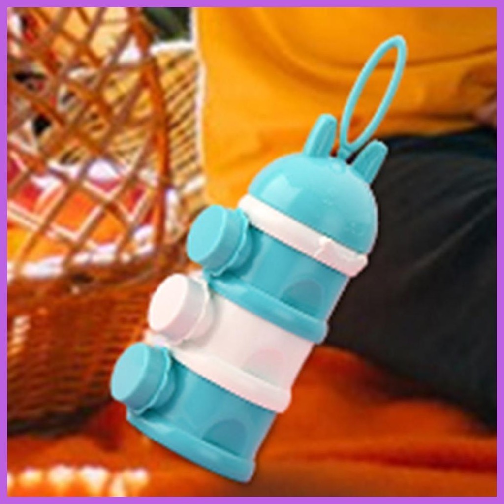 Milk Powder Dispenser 3 Layers Milk Powder Pot Portable Milk Can Non ...