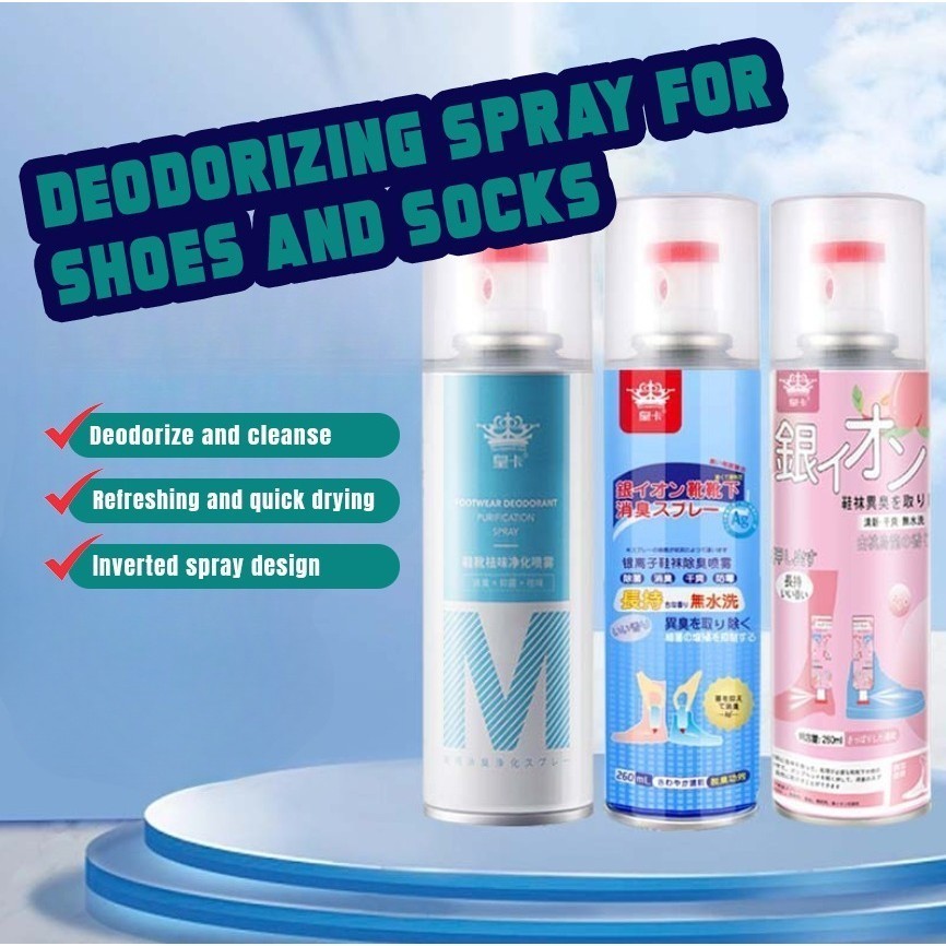 🚀Xtrastore🚀CHEM - 260ml Shoe Deodorant Spray Shoe Spray Sock Spray Anti ...
