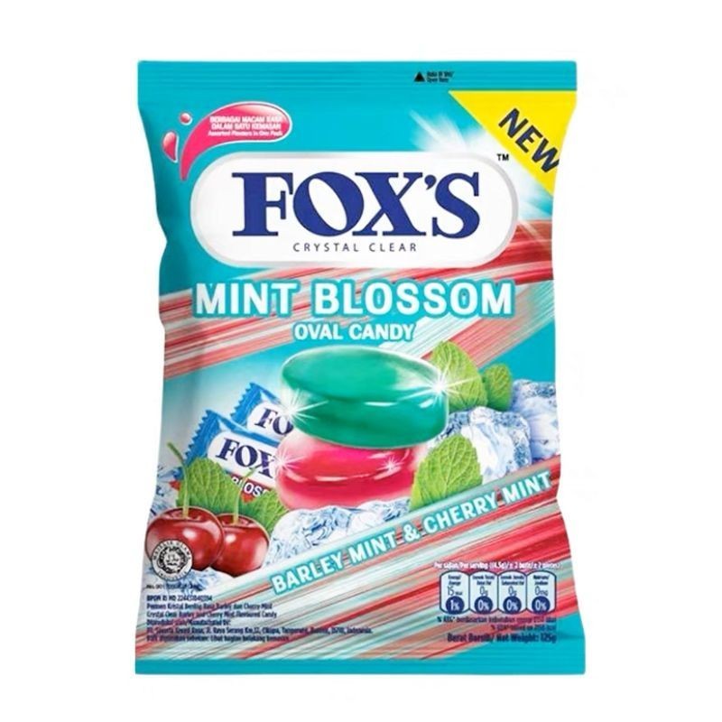 Indonesia Imported FOXS Transparent Crystal Candy Hoth Fox Fruit Flavor ...