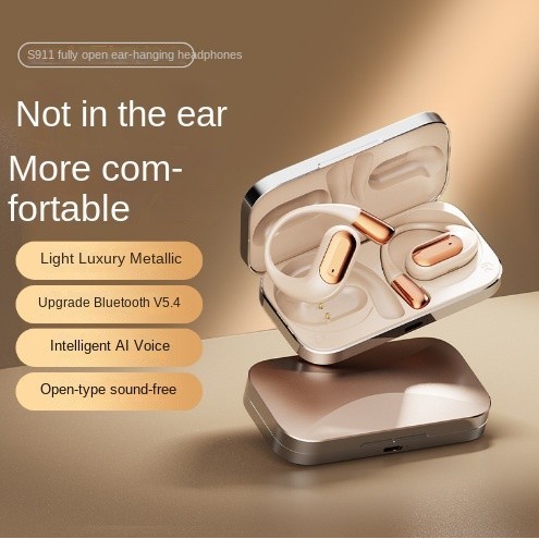 2024 New AI Smart Headset S911 Ear-Mounted 5.4 Bluetooth Headset Ultra ...
