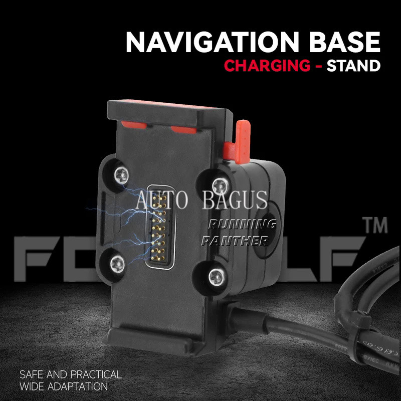 2024Phone Navigation Bracket Power Supply Wireless Charing 12mm/16mm ...
