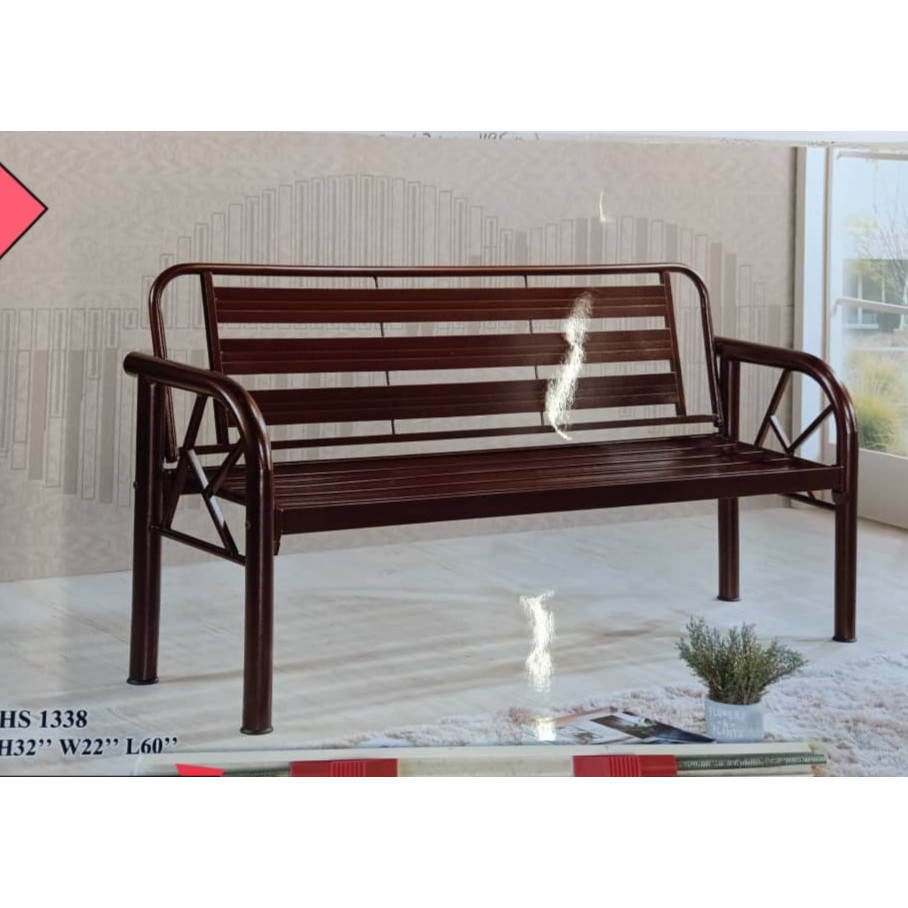 Public Furniture Metal Garden Bench Chair Besi | Shopee Malaysia