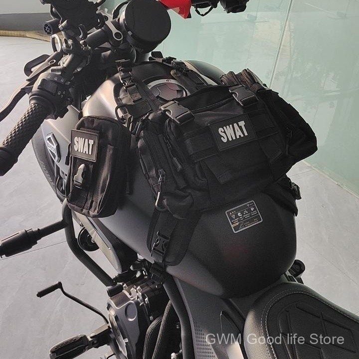 Motorcycle Universal Fuel Tank Bag Fuel Tank Mount Base Full ...
