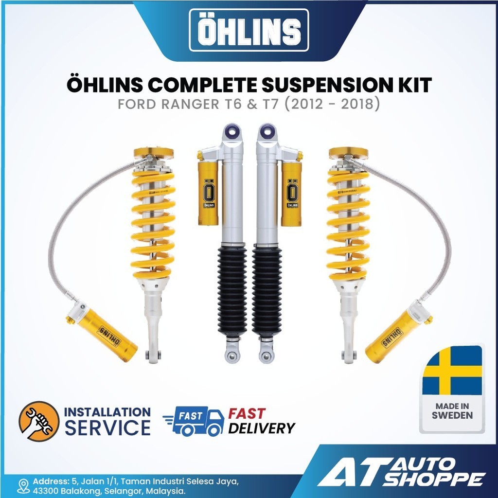 Öhlins Complete Suspension Kit - Front & Rear Shocks with Coil Springs ...