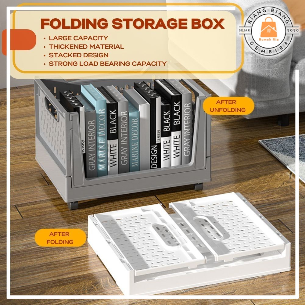 Storage Trolley With Wheels Movable Book Shelf Rack Household Kitchen ...