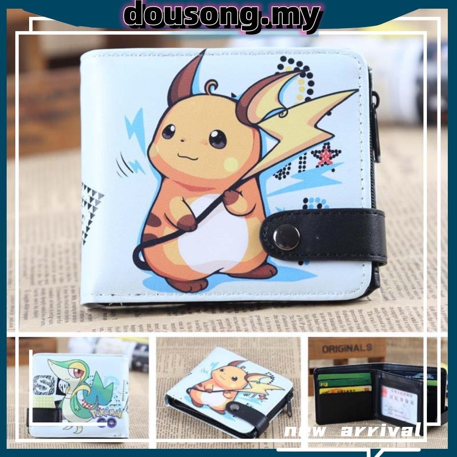 Pokemon Poke Ball Cute Cartoon 3D New Mini Short Card Wallet Boy and ...
