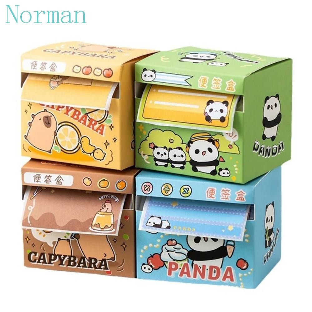 NORMAN Capybara Pull Out Sticky Notes, Sticky Notes Stationary Pull Out ...