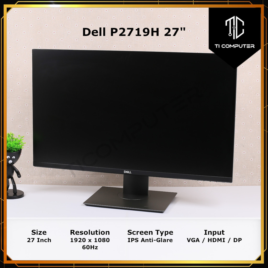 Dell P2719H 27 inches IPS Panel Widescreen Narrow Bezel 1080P FHD 60Hz ...