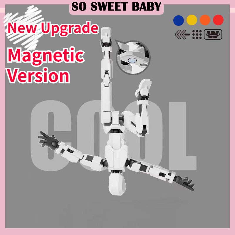 Magnetic Dummy 13 Action Figure 3d Printed Multi Joint Movable Action ...