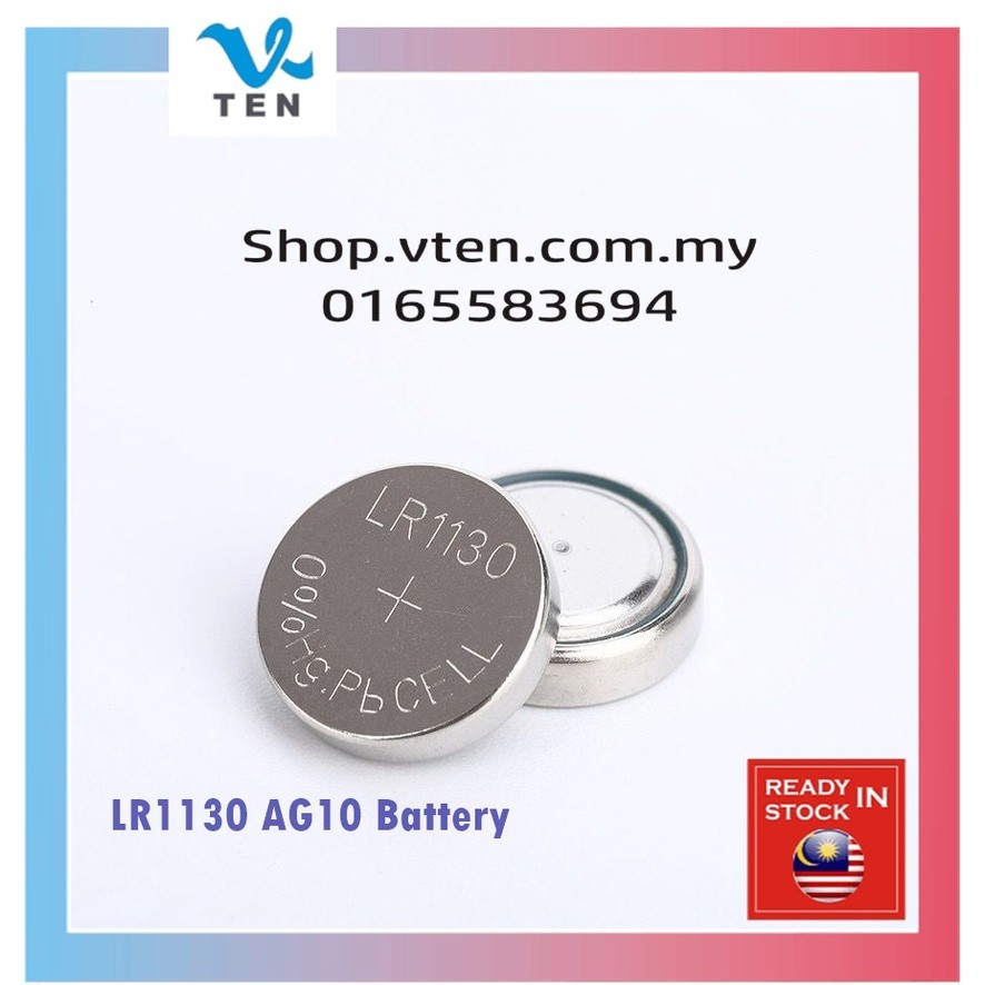 1PC LR1130 AG10 Alkaline Battery For Remote Control Calculator电池 Bateri ...
