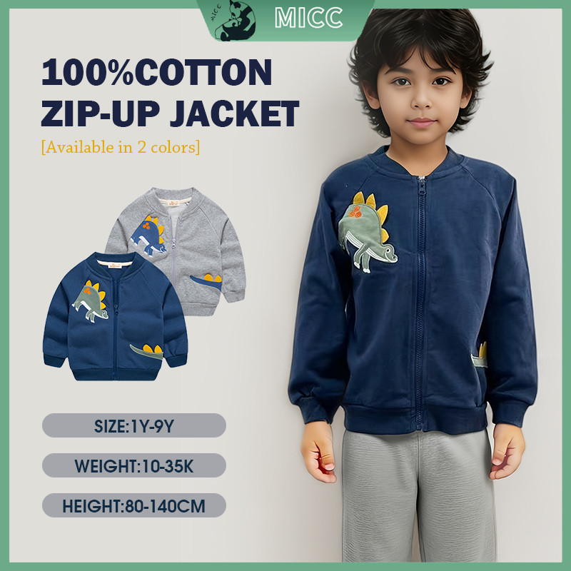 [MICCPANDA]2-9Y 90-140cm Boys' Coat Baseball Uniform Children's Top Children's Jacket Zipper ...