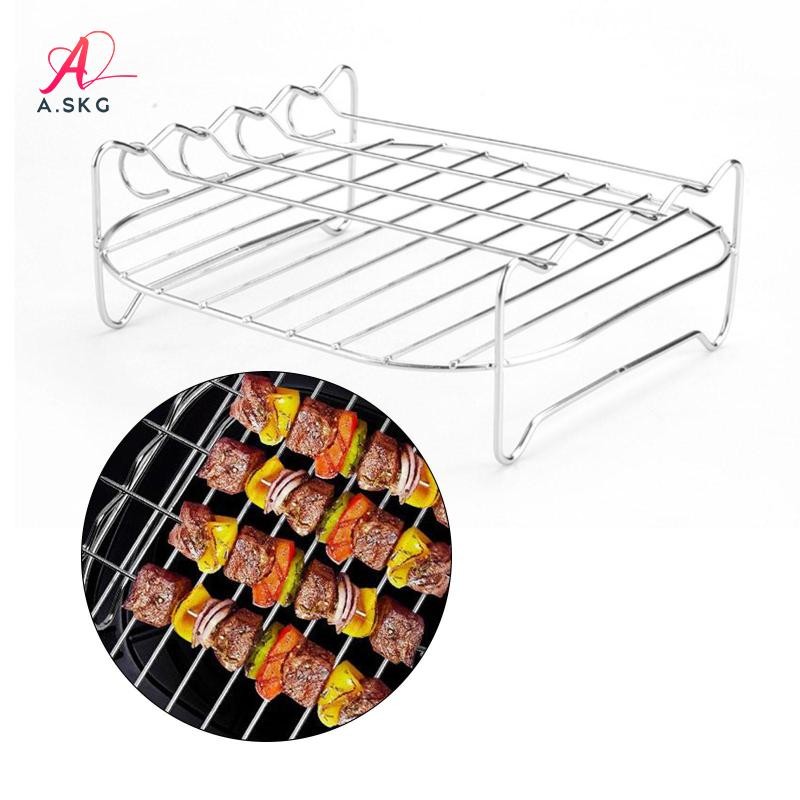 [COD] Air Fryer Rack BBQ Rack for Air Fryer Breakfast Oven Air Fryer ...