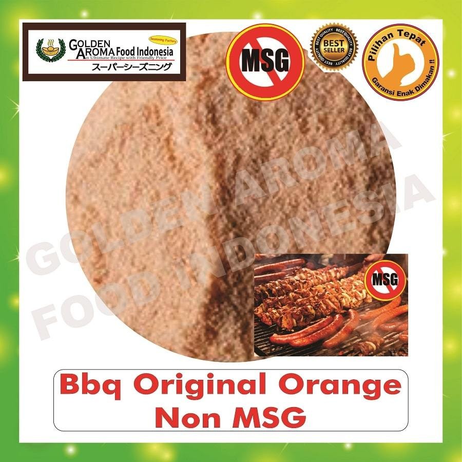 Non MSG Orange BBQ Flavor Sprinkle Powder 500gr Cooking Seasoning 1/2Kg ...