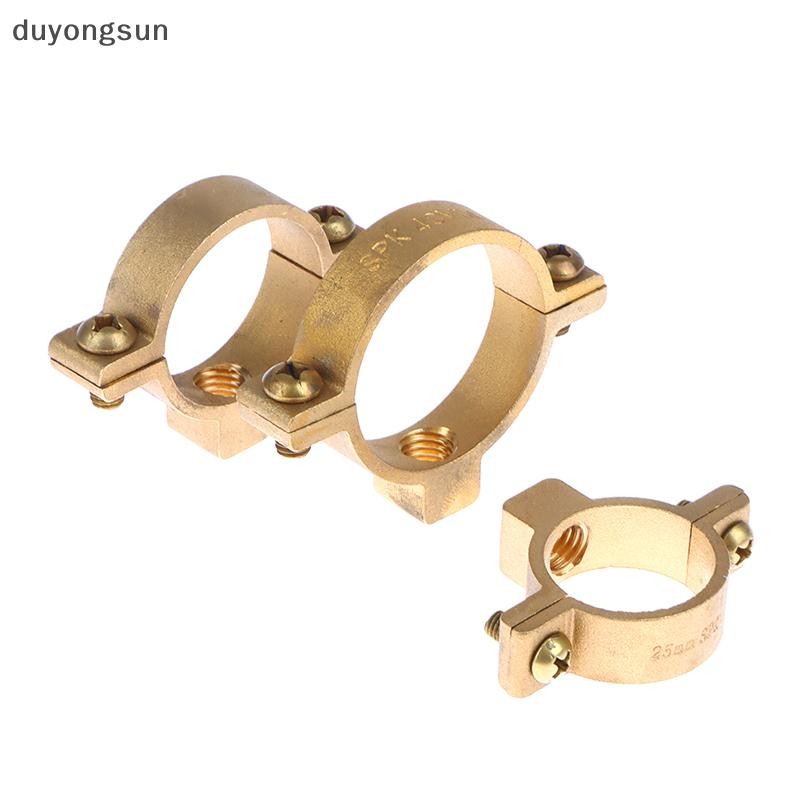(duyongsun) Fit 15 22 28 35 40mm OD Tube Brass M10 Pipe Clamp Support ...