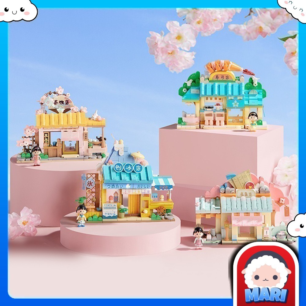 Wekki Chibi Maruko Chan Series House School Shop Educational Display ...