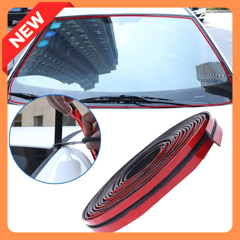Car Rubber Soundproof Sealing Strip Car Sunroof Seal Stickers Windproof ...