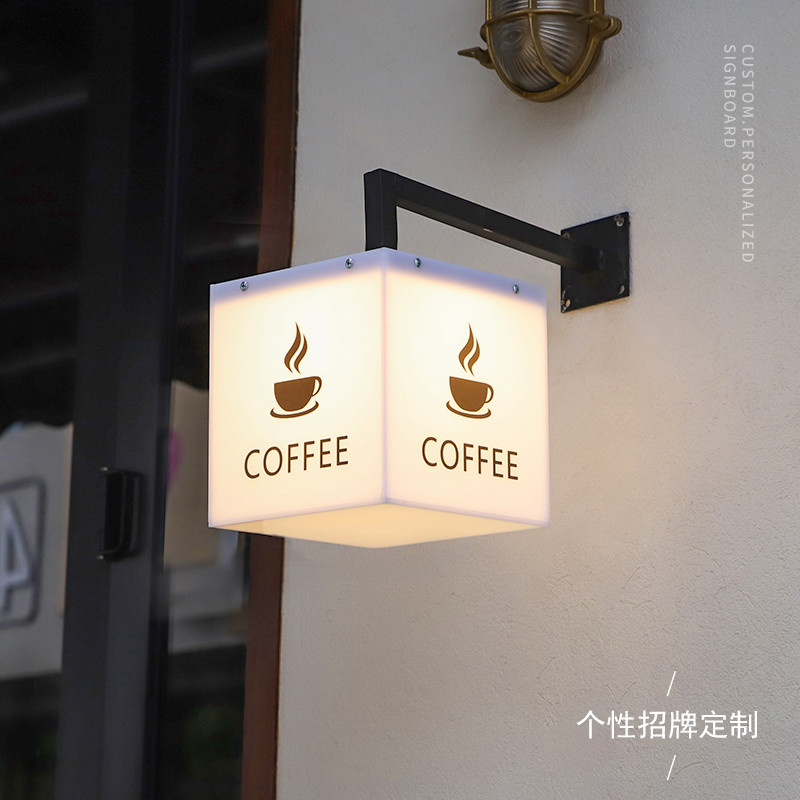 Customized Signboard Advertising Acrylic Light Box Signboard Whole Body ...