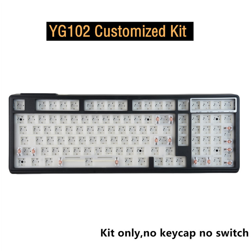 YG102 Mechanical Game Keyboard Kit 5-pin RGB Backlight Programmable ...