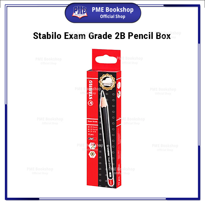 【PME Bookshop】 Stabilo Exam Grade 2B Pencil (Box) - Pensil | School ...