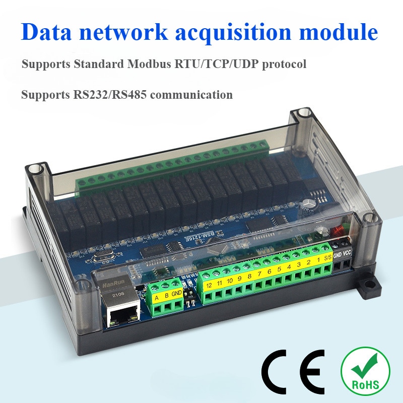 Data network acquisition module RJ45 RS232/485 Remote control Modbus ...