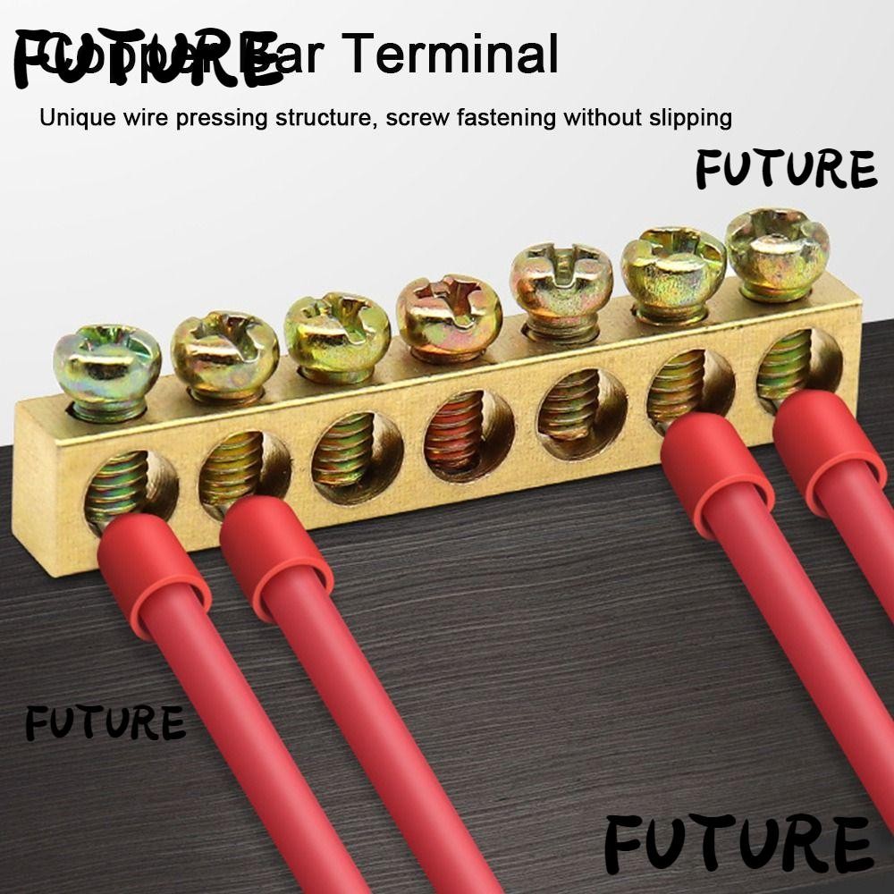 HL-FUTU Copper Bar Terminal, Multi-specification With Hole Screw Wire ...