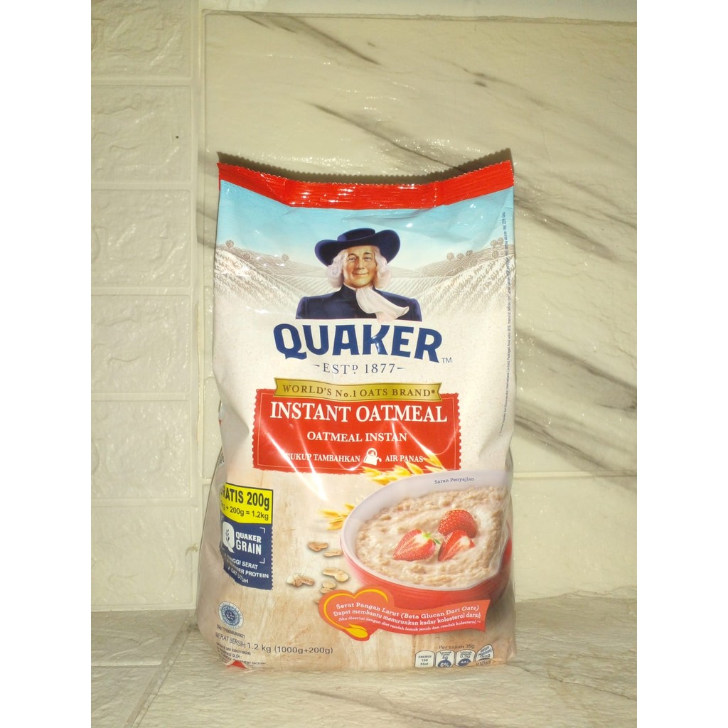 Quaker oats 1kg + 200gr | Shopee Malaysia