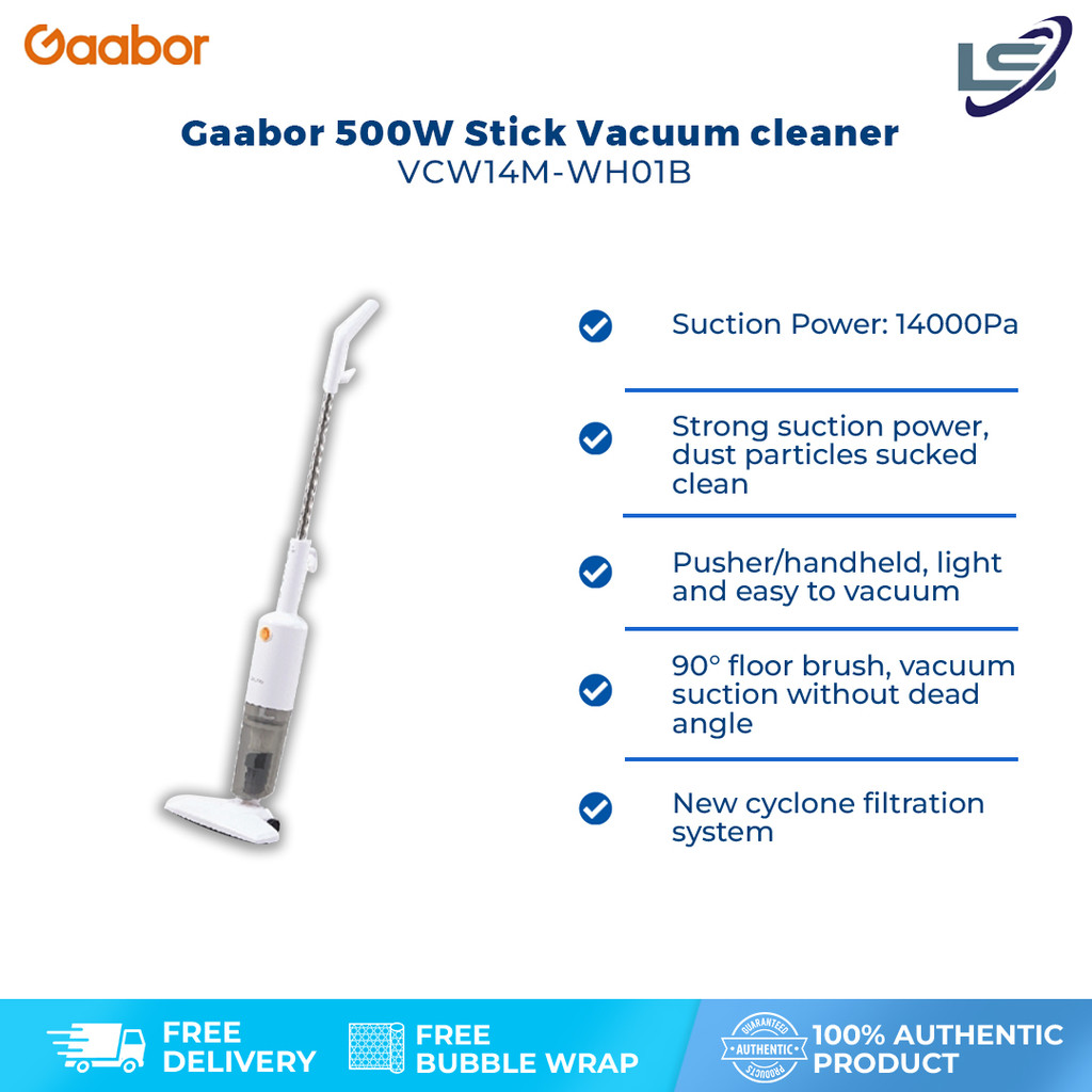 Gaabor 500W Stick Vacuum cleaner | VCW14M-WH01B | Stainless Steel ...