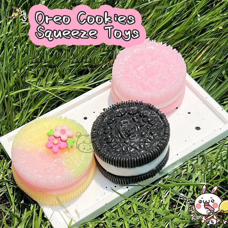 Oreo Cookies Squeeze Toys Cookie Shape Squishy Fidget Toys Soft Sensory ...