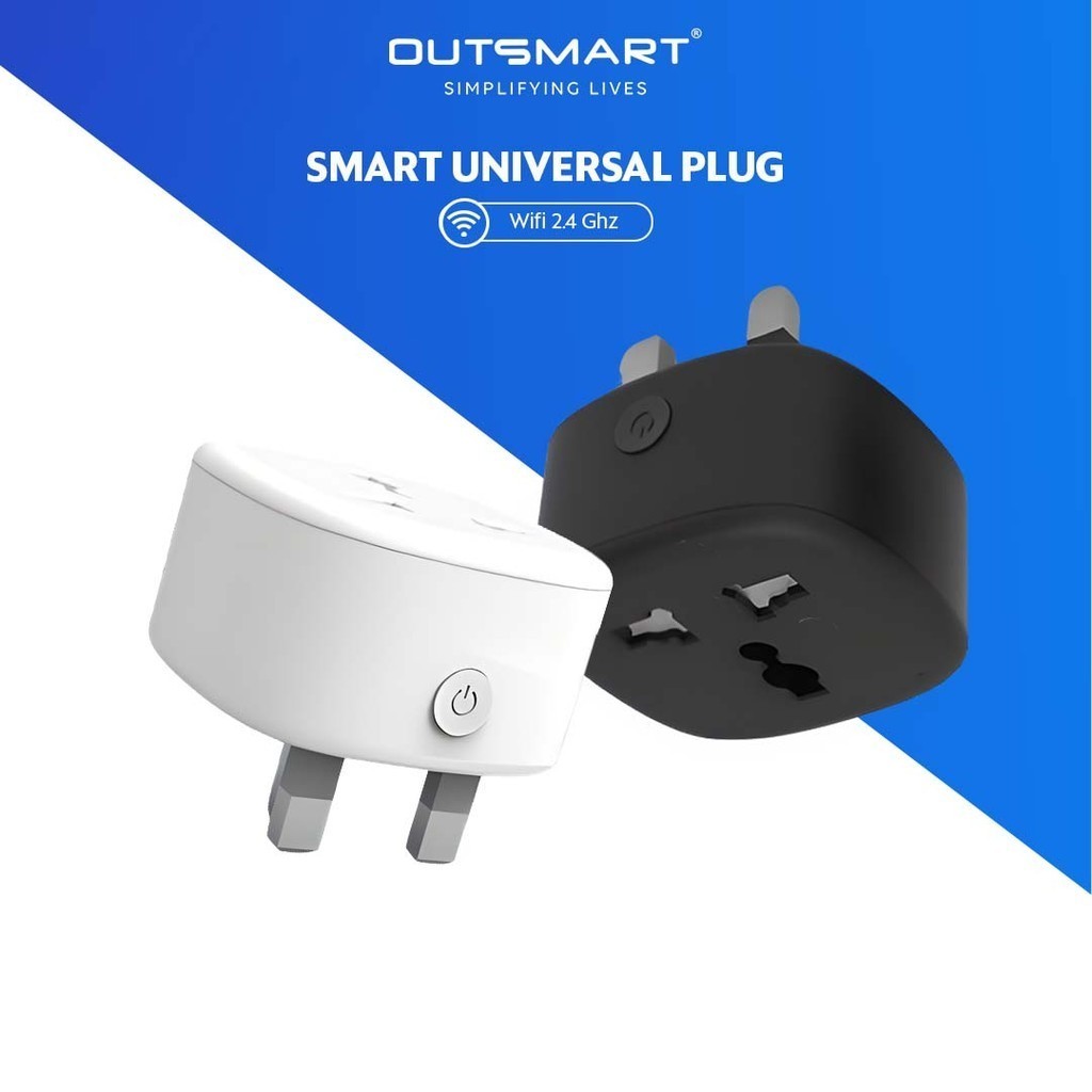 🇸🇬OUTSMART Wifi Universal Smart Plug 16A UK Energy Saving Smart Home ...