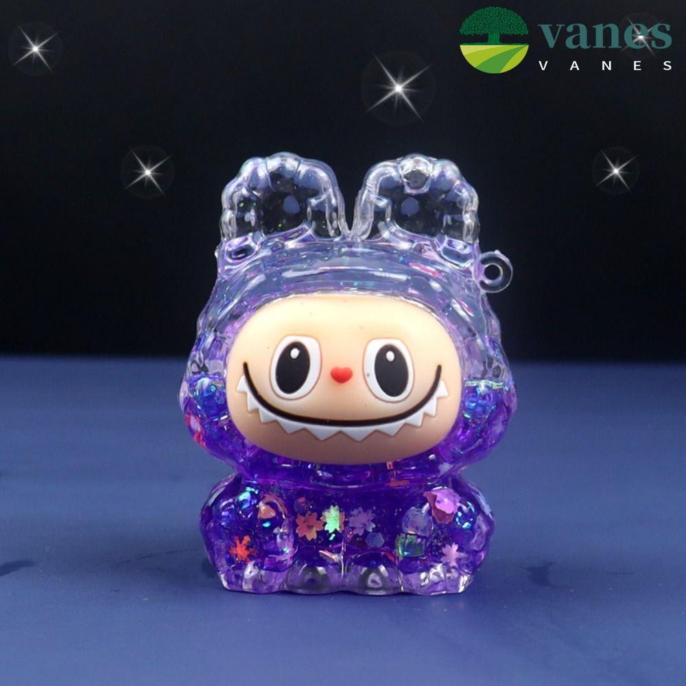 VANES Candy Color Labubu Dolls, Luminous Noctilucent Cartoon Acrylic ...
