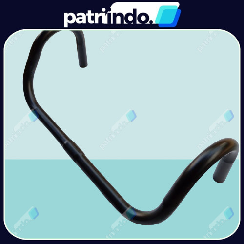 HITAM New Old School Racing Bike Handlebars/Standard Dropbar 40cm/black ...