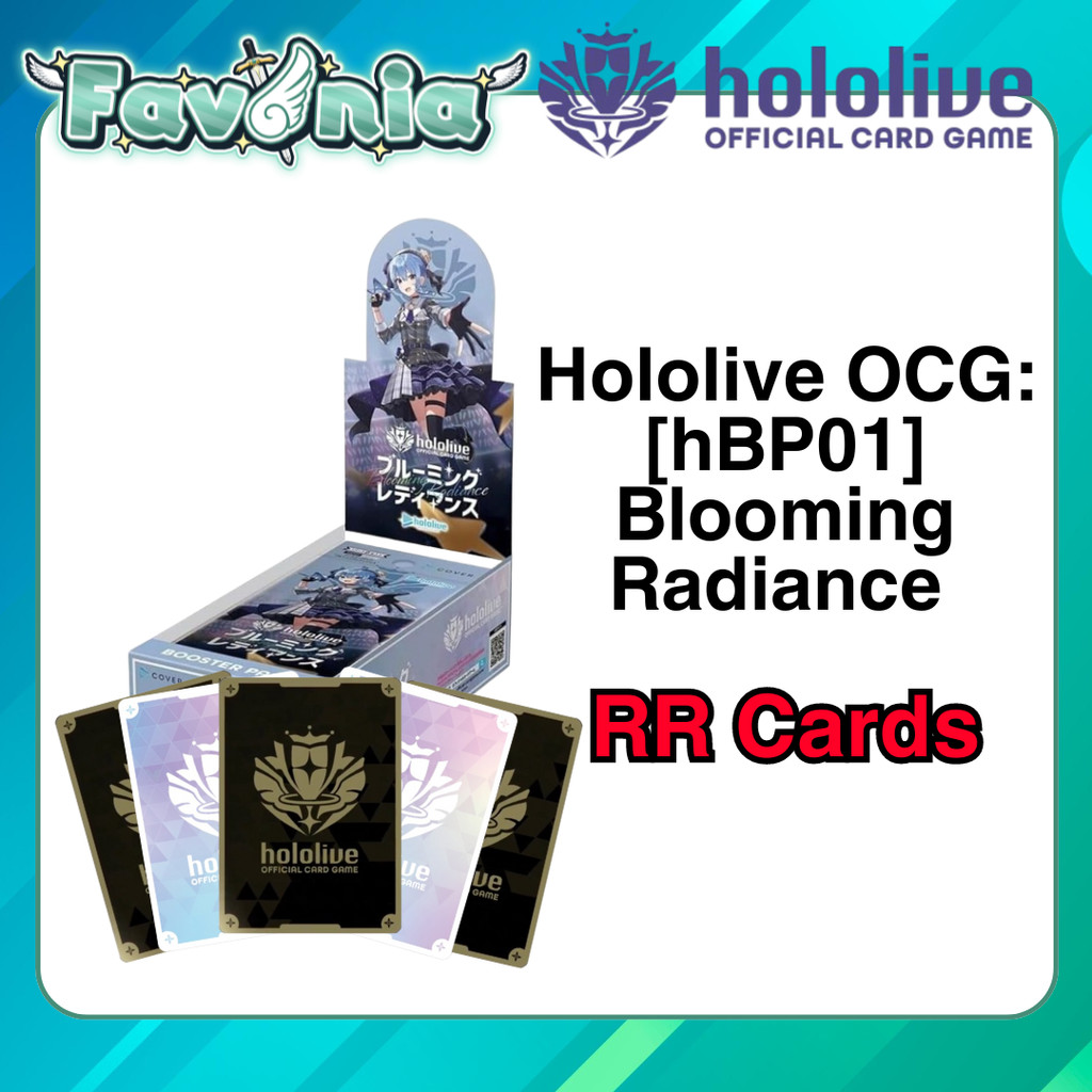Hololive OCG | hBP01 RR cards | Blooming Radiance | Singles | hOCG | Shopee Malaysia