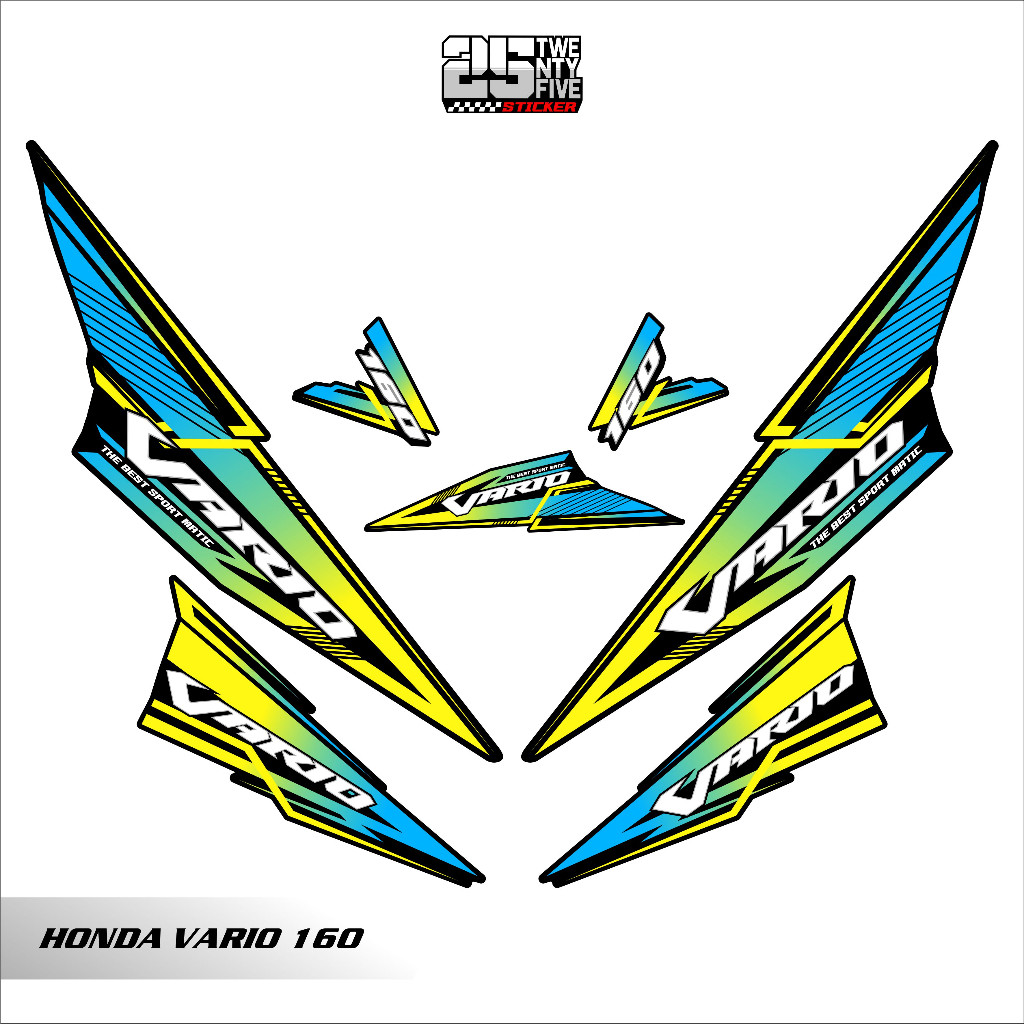 Striping HONDA VARIO 160 YEAR 2022 / VARIO 160 / VARIO 160 STICKERS ...