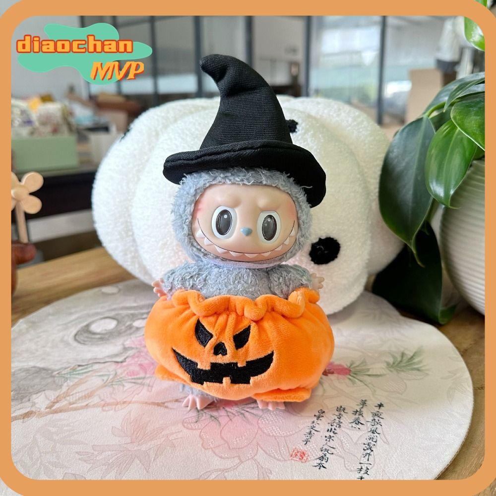 DIACHAMY 17cm Labubu Doll Clothes, Cute Doll Accessories Halloween ...