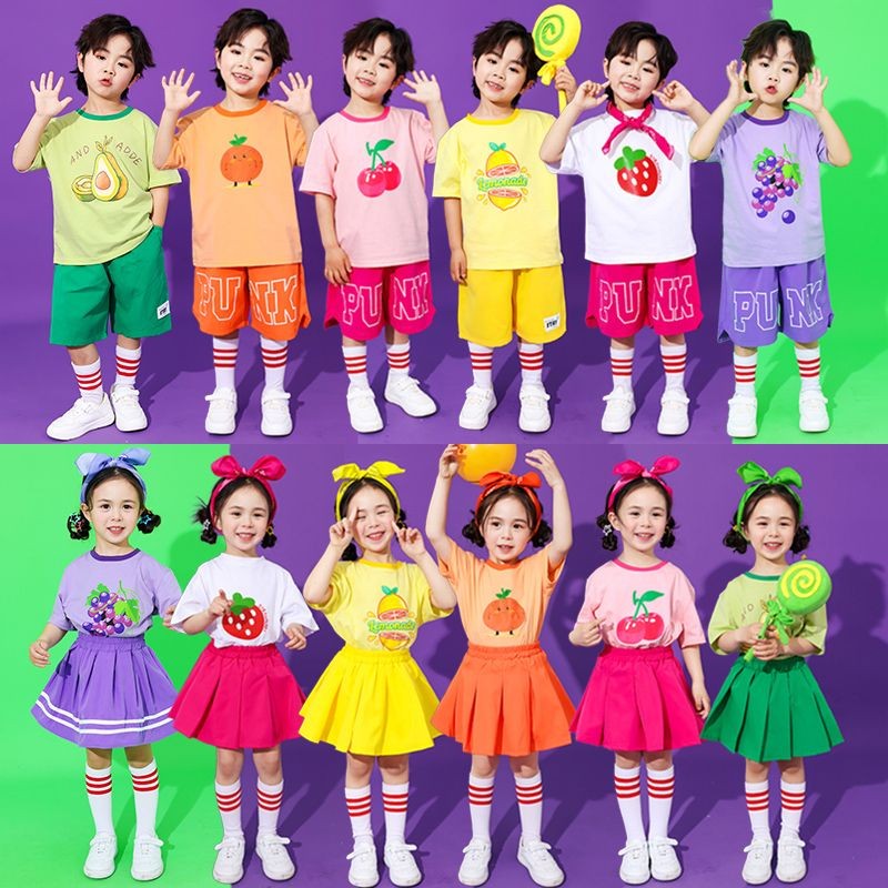 Day Children Dopamine Cute Fruit Pettiskirt Cheerleading Costume ...