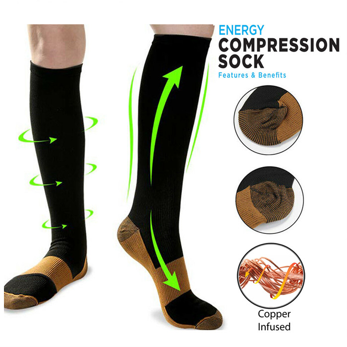 Compress Socks Pressure Socks Nylon Pressure Anti-Fatigue Compression ...