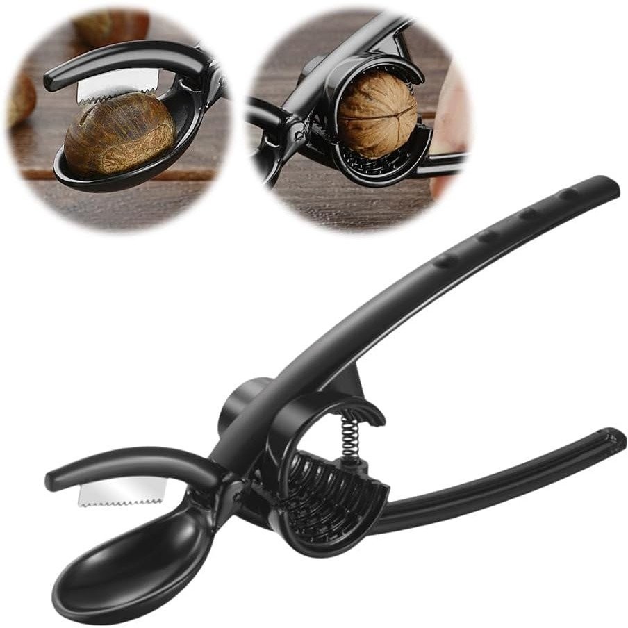 2-in-1 Nut Cracker Walnut, 2024 New Nut Crackers for All Nuts Heavy ...