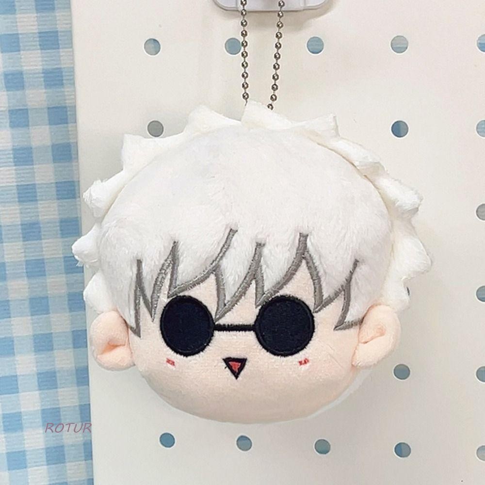 ROTUR Jujutsu Kaisen Keychain, Cartoon Stuffed Gojo Geto Stuffed ...