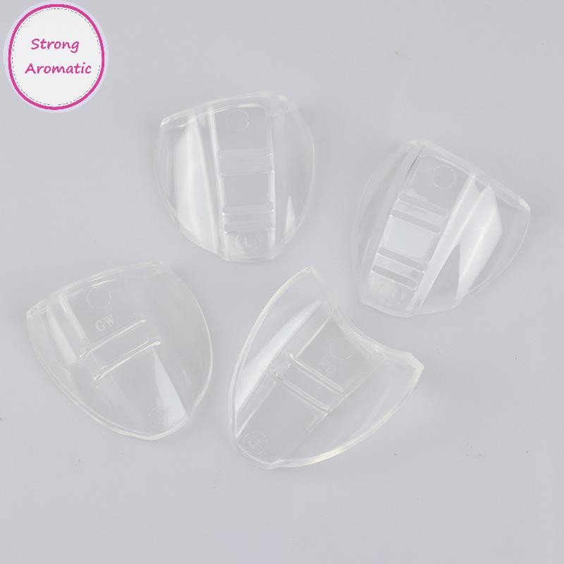 STRO 2Pcs Eye Flexible Clear Shields Side Safety Goggles Glasses ...