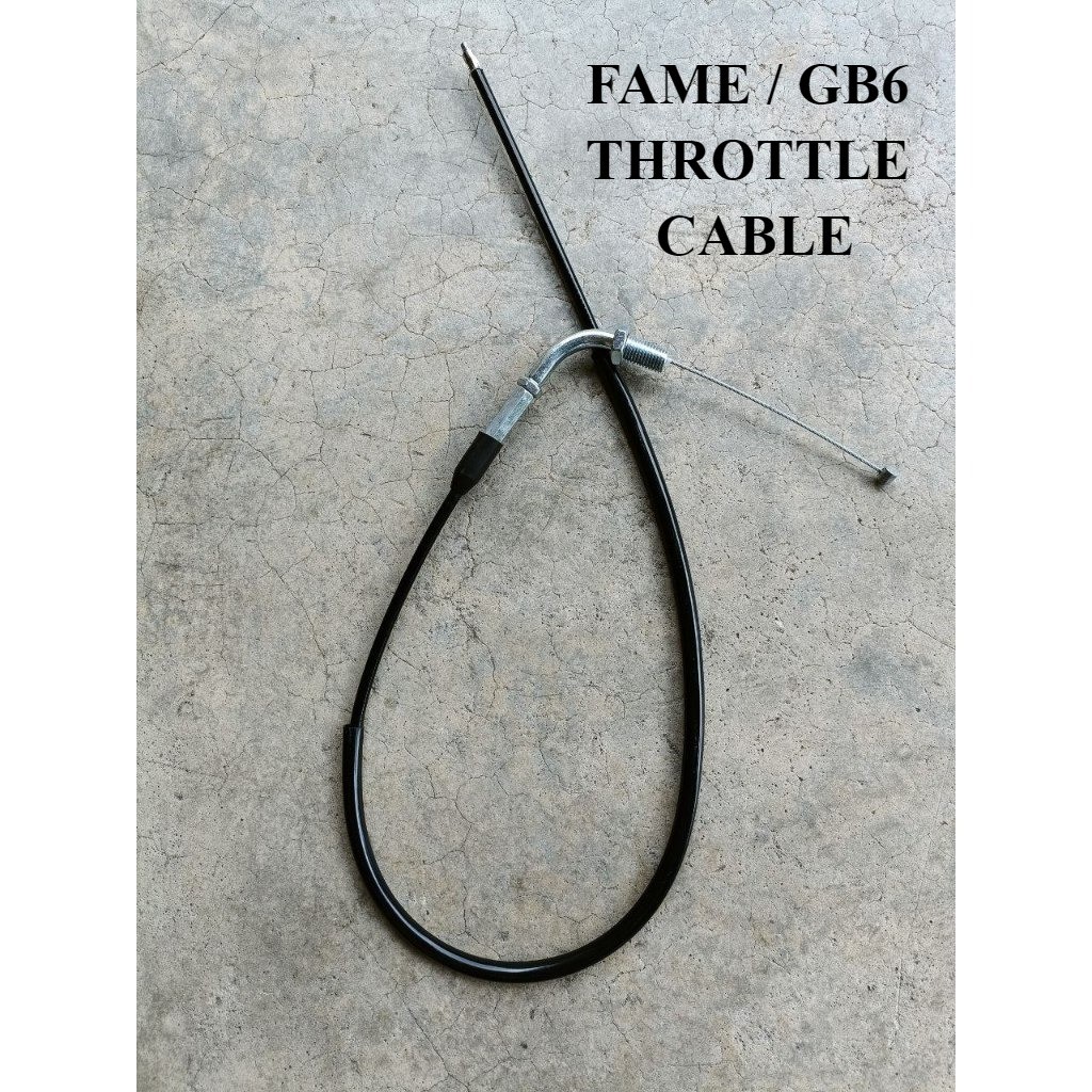 HONDA FAME GB6 THROTTLE CABLE TALI MINYAK KABLE THROTTLE KABEL MINYAK ...