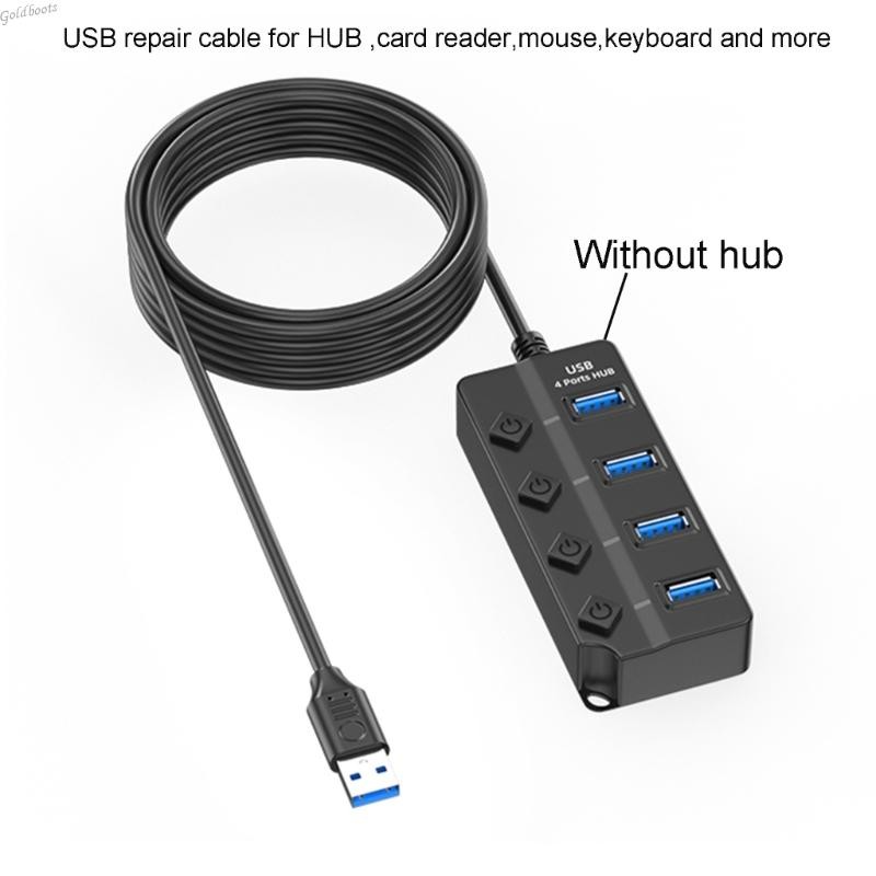 GB USB Male 4 Pin Bare Wire USB to Open End Pigtail Power Cable Easy ...
