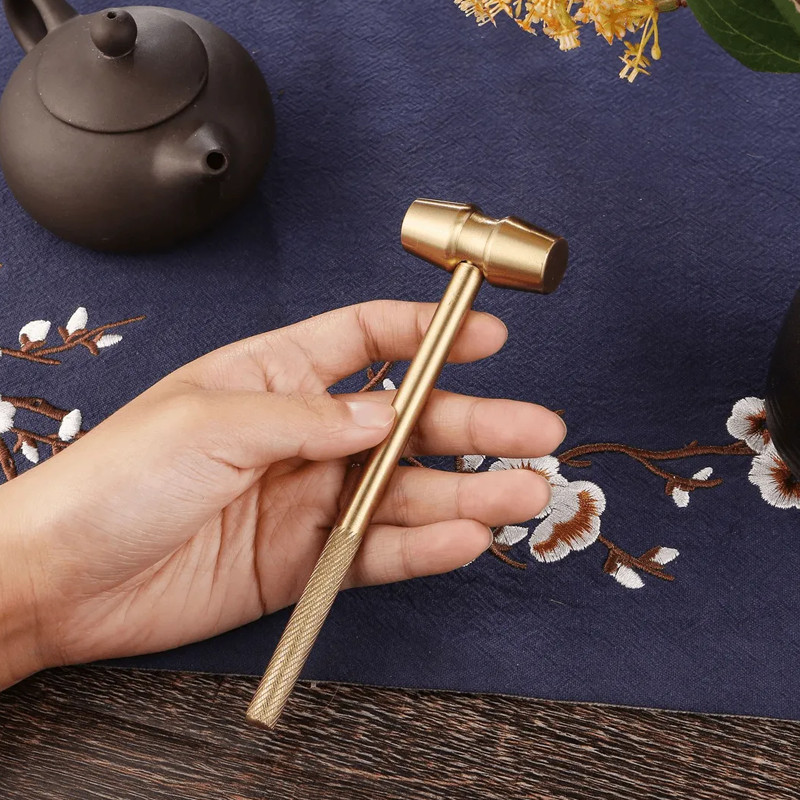 铜锤小锤子 实心铜锤子摆件Copper Hammer Small Hammer Solid Copper Hammer ...