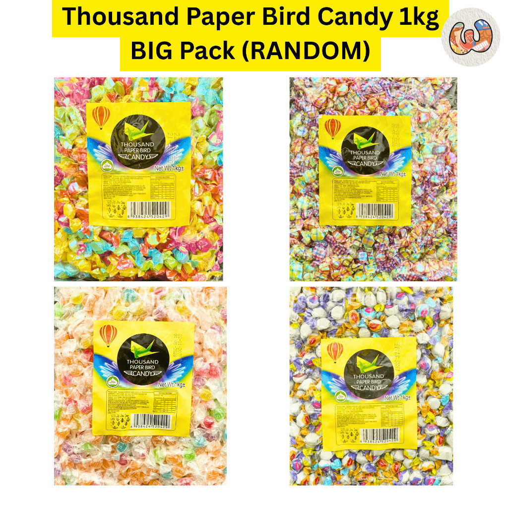 WF Thousand Bird Candy Mini Drops Candy Colourful Candy BIG Pack ...