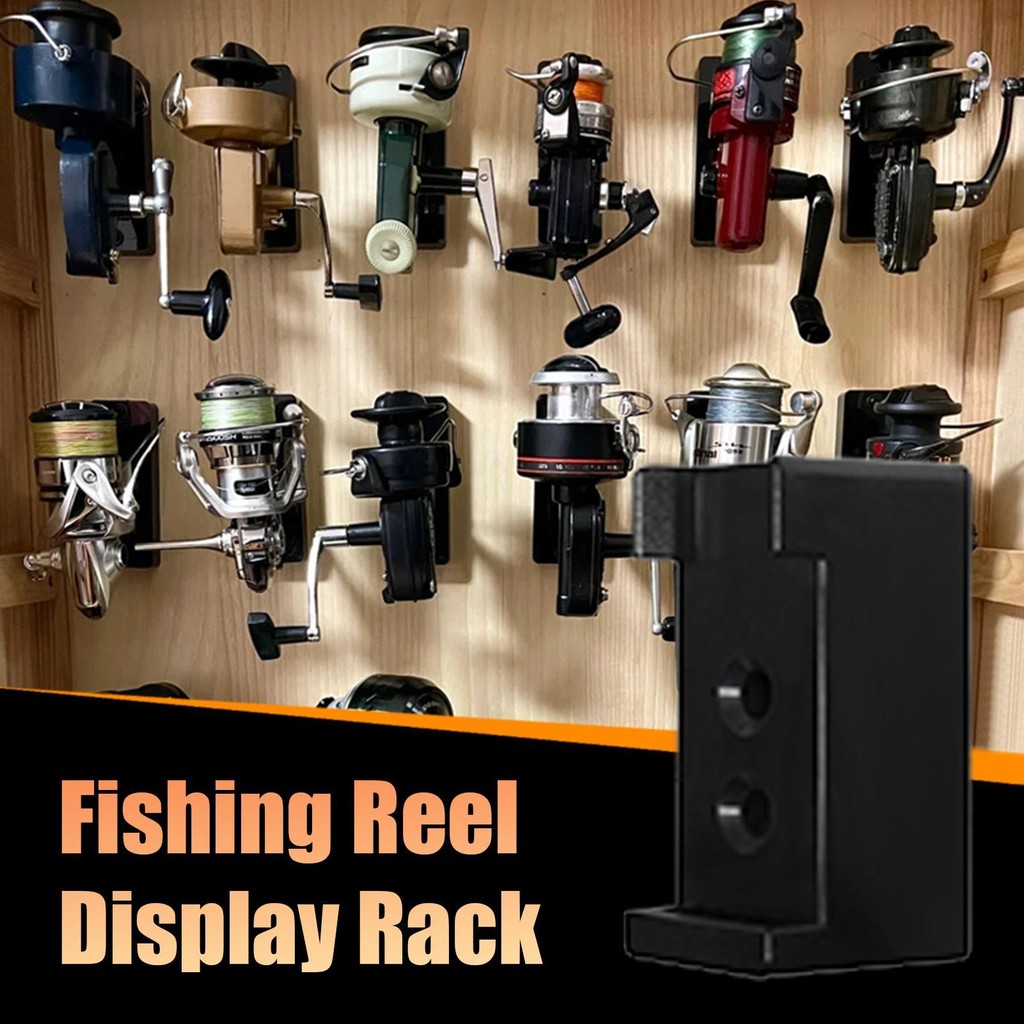 Fishing Reel Holder Wall Mount Quick Release Storage Hanger For Garage ...