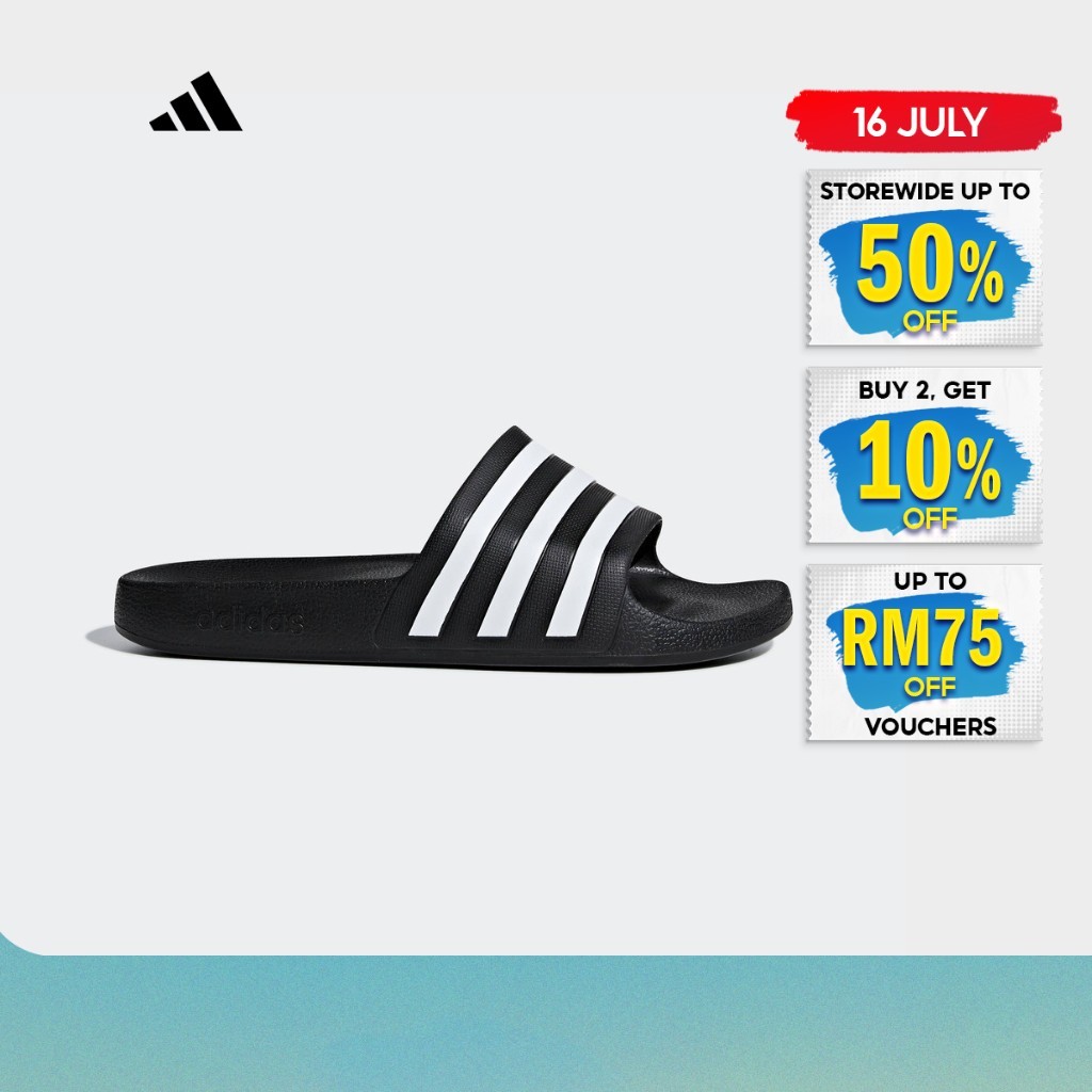 adidas Swimming & Lifestyle Adilette Aqua Slides Unisex Black F35543 ...