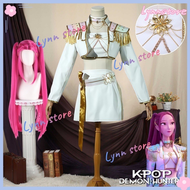 Rumi Zoe Mira Demon Hunters Cosplay Stage Suit with Wig | K-pop ...